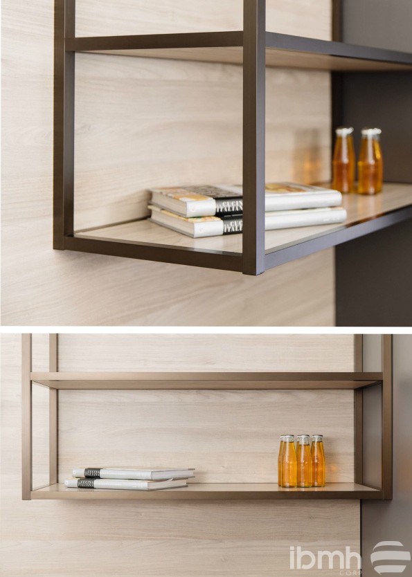 Modular Aluminum Profile Shelving System, new IBMH hot product.