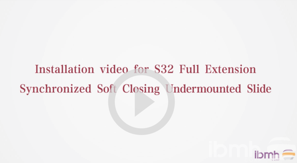 Advantages of synchronized full extension concealed slides with soft ...