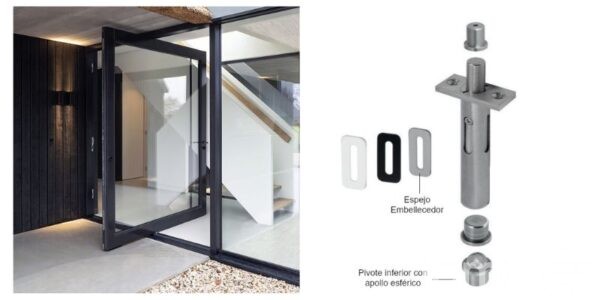 Nuevo producto destacado IBMH: Bisagra para puertas pivotantes